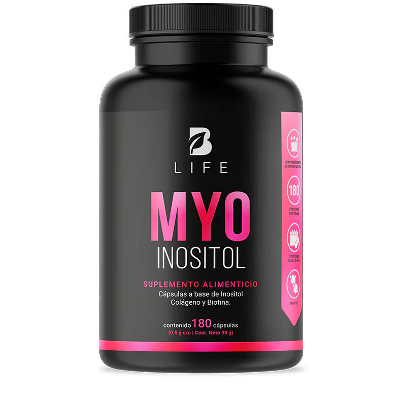 Myo Inositol | Inositol Puro - 180 Capsulas 500 mg — suplementosmx