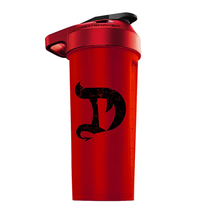 SHAKER DRAGON VENOM INFERNO 20 OZ/600 ML ROJO — suplementosmx