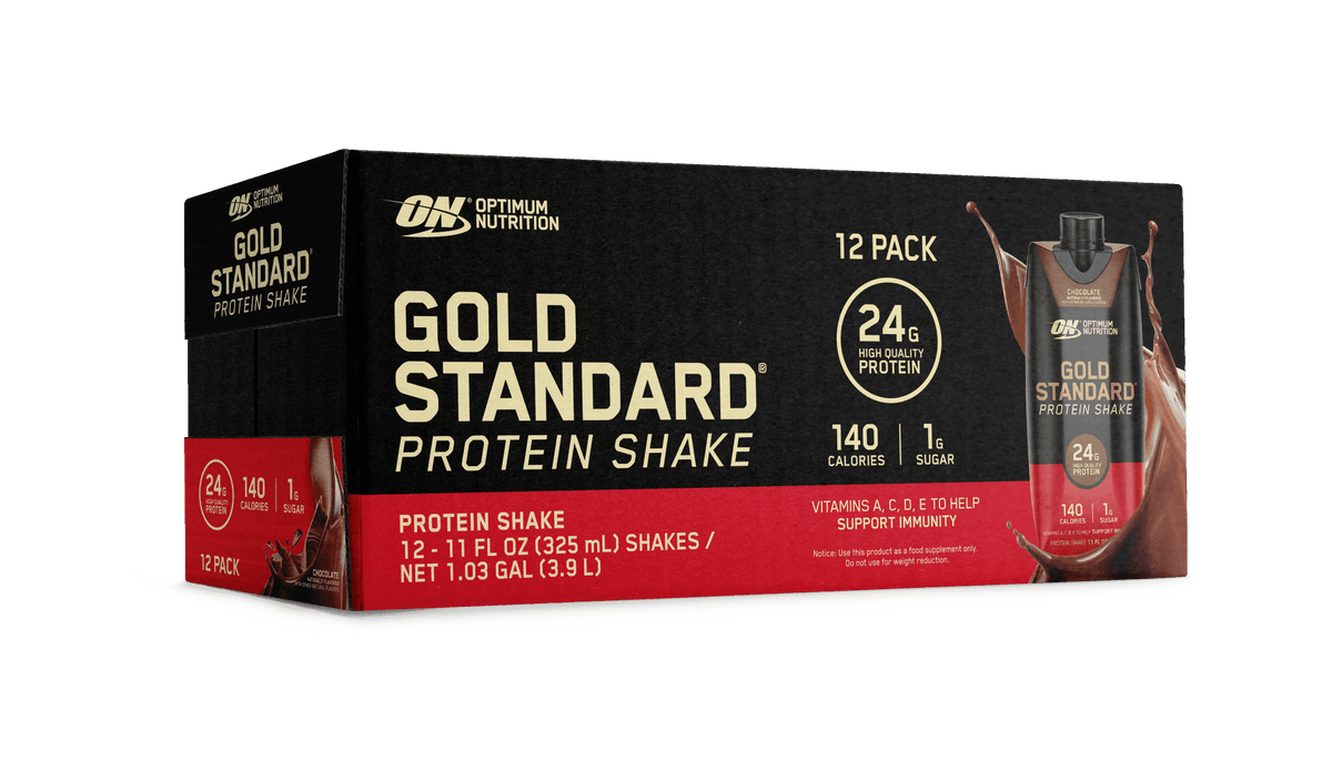 GOLD STANDARD PROTEIN SHAKE - 325 ml 12 PACK RTD — suplementosmx