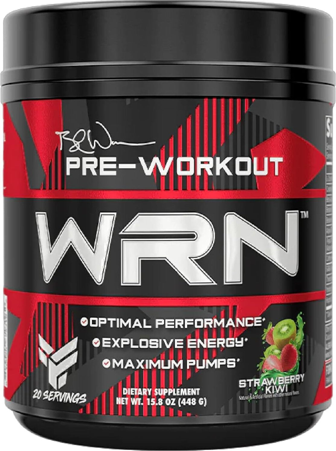 WRN Pre workout - 20 servicios INCLUYE SHAKER y MUÑEQUERAS — suplementosmx