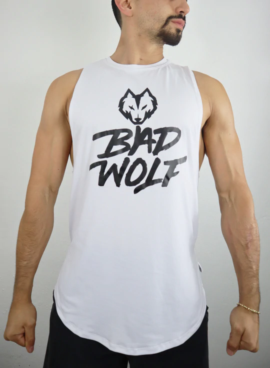 Stringer Abierta Bad Wolf - Blanco – suplementosmx
